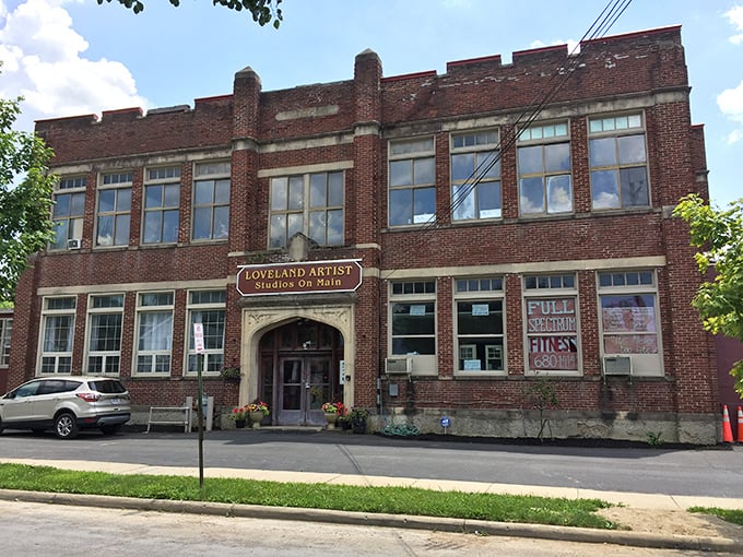 Loveland Artists Studios: where creativity finds a home in brick walls that have seen more than a century of Ohio history.