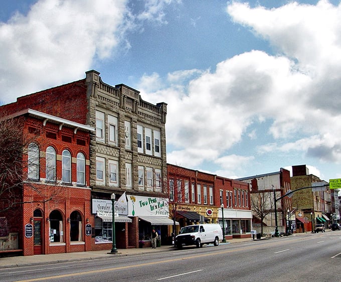 The impressive brick facades of Marietta's downtown speak to a time when main streets were the beating heart of American communities.