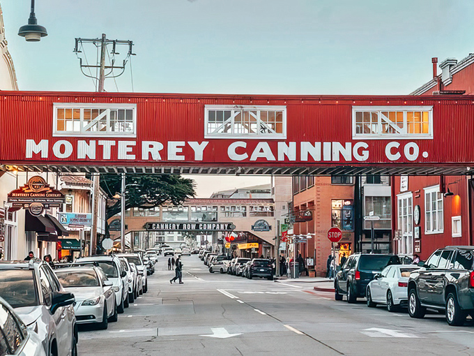 Red brick buildings house maritime memories along this legendary stretch of California coastline.