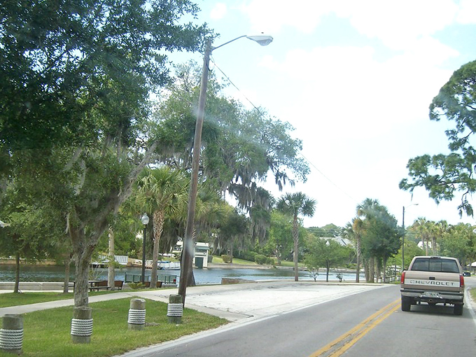 Palm-lined streets meet waterfront views in this budget-friendly coastal town where your Social Security check goes further.