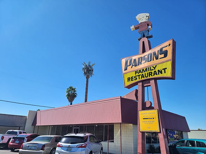 That chef figure atop Parson's sign isn't just cute &ndash; he's been the unofficial mayor of Glendale's breakfast scene for decades.