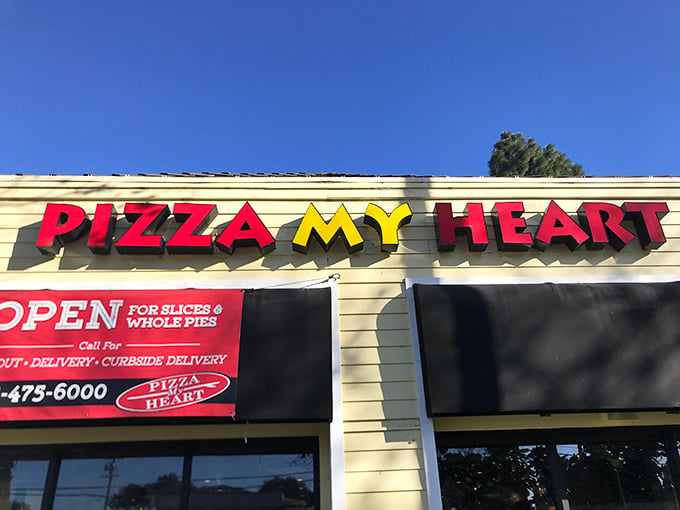 The heart in their name isn't just clever branding&mdash;it's how locals feel about their pies. Pizza with ocean views is always better.