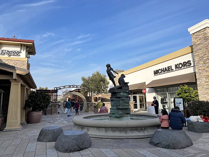 At San Francisco Premium Outlets, even a casual stroll past Michael Kors feels like stepping into a world where luxury is just part of the scenery.