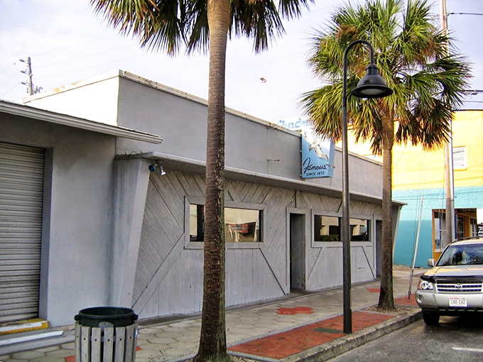 This white building might not win beauty contests, but inside it's the Harvard of Florida beach dive bars.