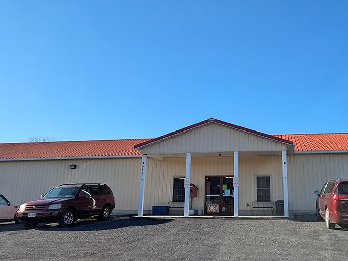 Simple exterior, extraordinary finds inside. The best flea markets never judge a book by its cover!