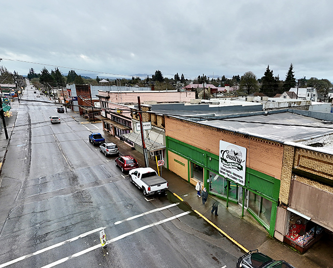 The colorful storefronts of Sheridan welcome visitors and residents alike to a town where your dollar stretches like yoga pants.
