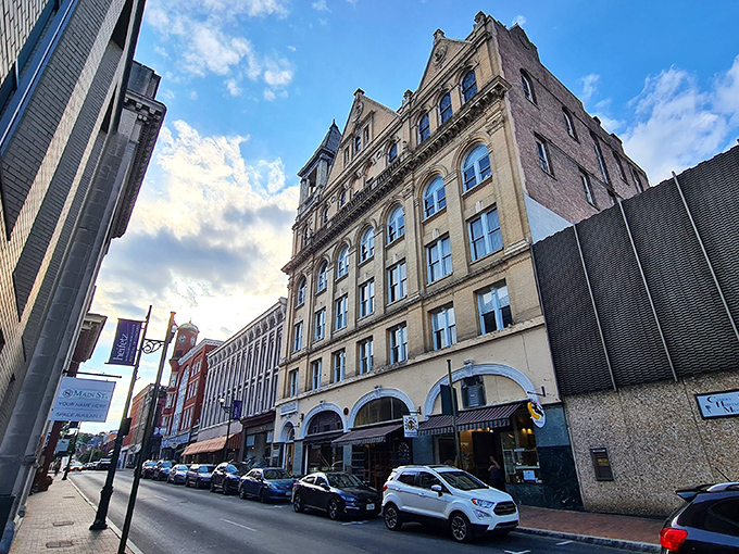 The grand architecture of downtown Staunton proves that living somewhere beautiful doesn't have to come with an ugly price tag.