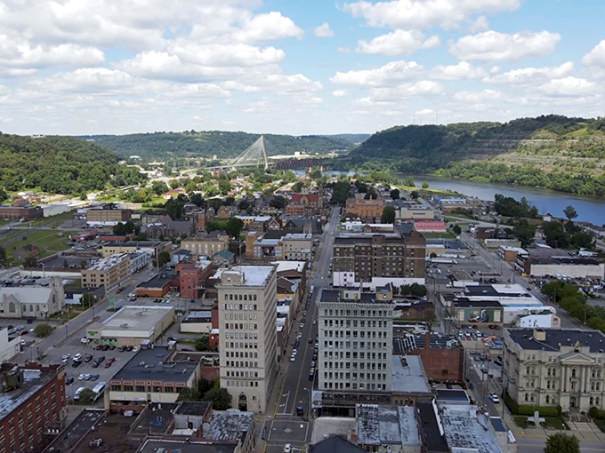 The Ohio River valley provides a scenic setting for Steubenville, where retirees find both beauty and budget-friendly living.