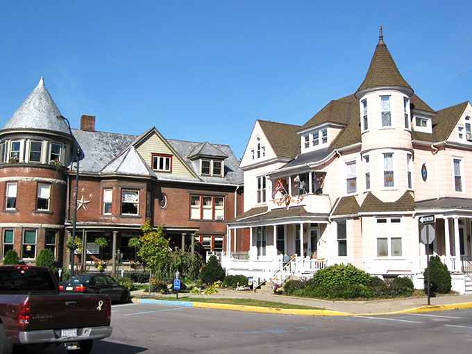 These painted ladies of Sunbury offer retirement living with architectural character that modern developments can only dream about.