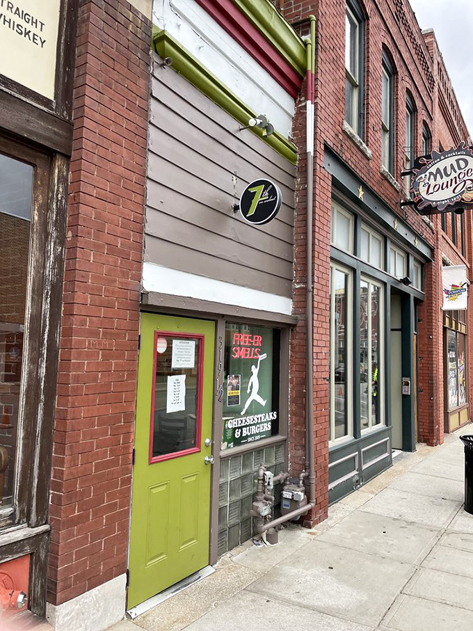 Blink and you might miss it! The 7th's narrow storefront conceals Springfield's most talked-about sandwich destination.