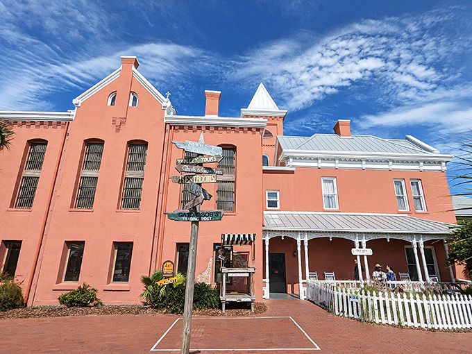 The Old Jail's imposing architecture hints at the fascinating and sometimes dark stories waiting to be discovered inside.