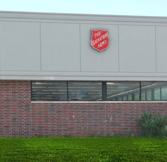 Behind this unassuming exterior lies a wonderland of possibilities, where one person's donations become another's discoveries.