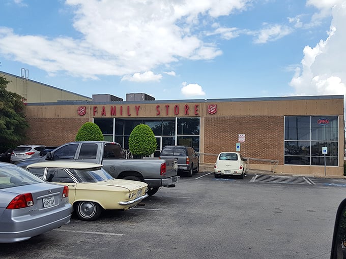 Behind these doors, bargains await while your shopping supports a century-old mission of helping others—thrifting with purpose.