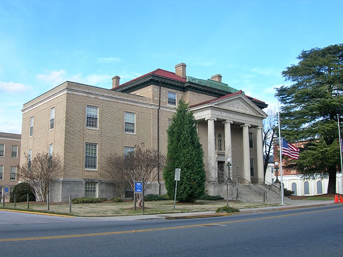 The courthouse presides over downtown York like a wise grandfather watching over Sunday dinner.