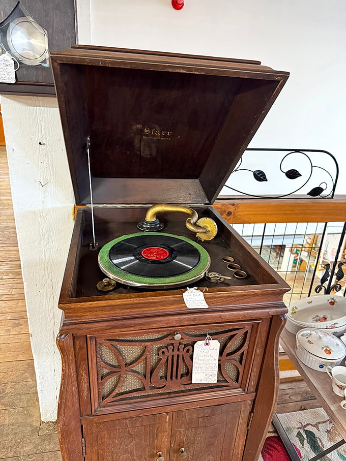 This isn't just a phonograph &ndash; it's a portal to evenings when families gathered around to hear the latest hits at 78 rpm.