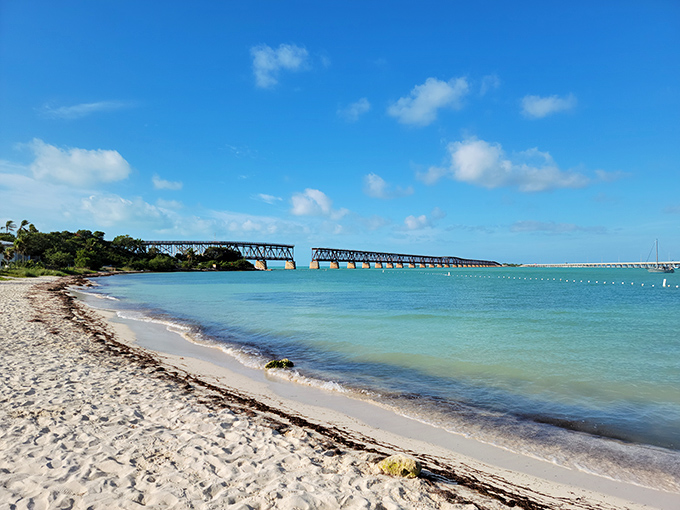 Bahia Honda's beaches whisper a secret: the most beautiful stretches of sand in the Keys hide just off the highway.