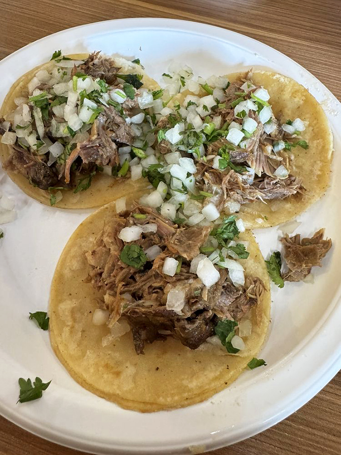 These barbacoa tacos aren't just food—they're time machines to authentic Mexican street corners, where simplicity and technique create edible poetry.