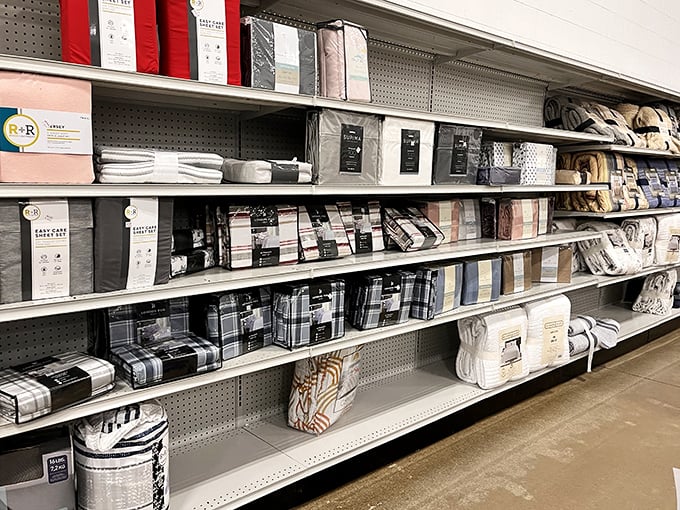Bedding displays promising sweet dreams at prices that won't cause financial nightmares.