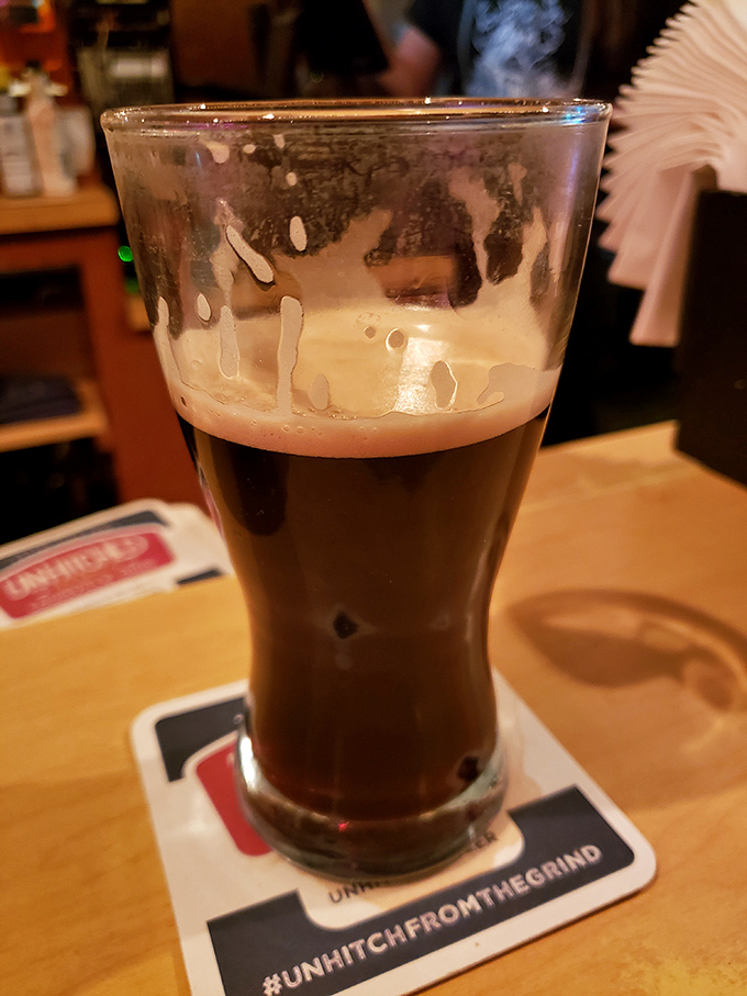 This isn't just beer&mdash;it's liquid amber contemplation in a glass. The perfect companion for pondering life's great questions, like "Should I order more poutine?" 