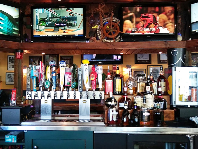 A tap selection that reads like a "Who's Who" of brews, ready to complement whatever deliciousness you've ordered.