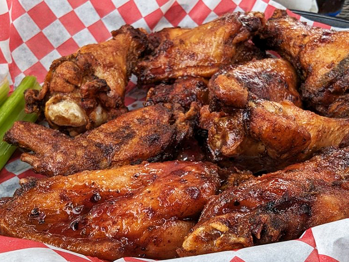 Blueberry bourbon wings prove that creative flavor combinations can absolutely change your life forever.