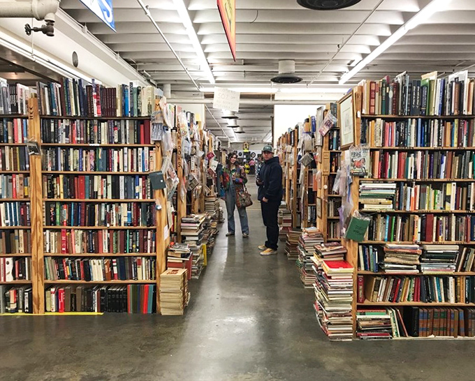 Old books that smell exactly like your childhood library, minus the stern librarian shushing you every five minutes.