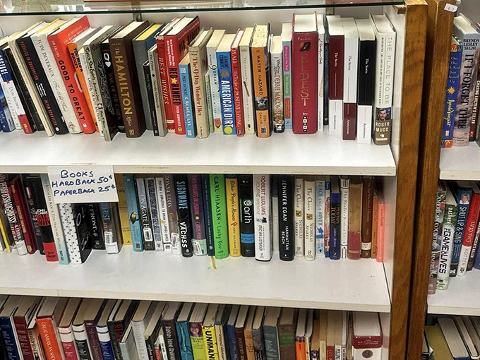 Books priced less than a cup of coffee &ndash; literary treasures organized just enough to help you find what you're looking for while still allowing for serendipitous discoveries.