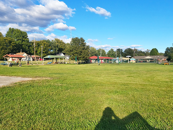 Boonville City Lake Park offers expansive green space and colorful playground equipment&mdash;the perfect spot for families to create memories on sunny Indiana afternoons.