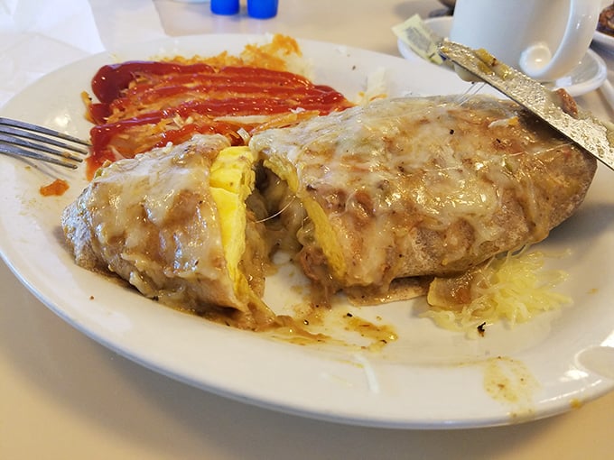 Breakfast burritos: where eggs, cheese, and morning dreams come wrapped in a tortilla blanket of joy.