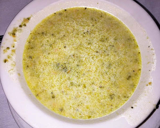 This isn't just soup &ndash; it's liquid sunshine in a bowl, with each spoonful of broccoli and cheese offering a warm embrace on a chilly Pennsylvania day.