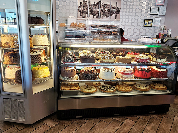 The dessert case&mdash;a glass-enclosed museum of caloric masterpieces that turns grown adults into wide-eyed children with impossible decisions to make.