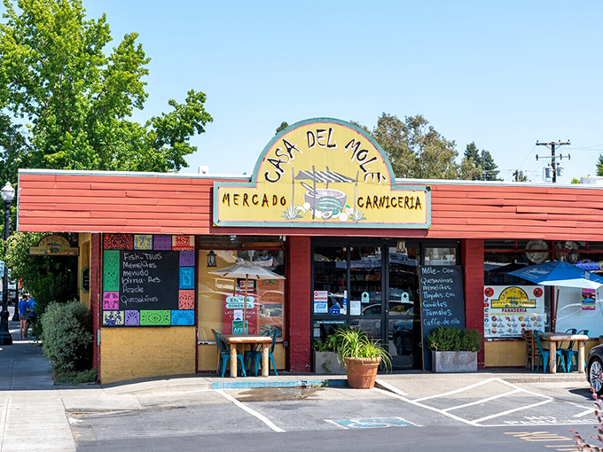 Casa Del Mole offers authentic Mexican flavors in a vibrant setting—because after all that wine, your taste buds deserve a fiesta of their own.