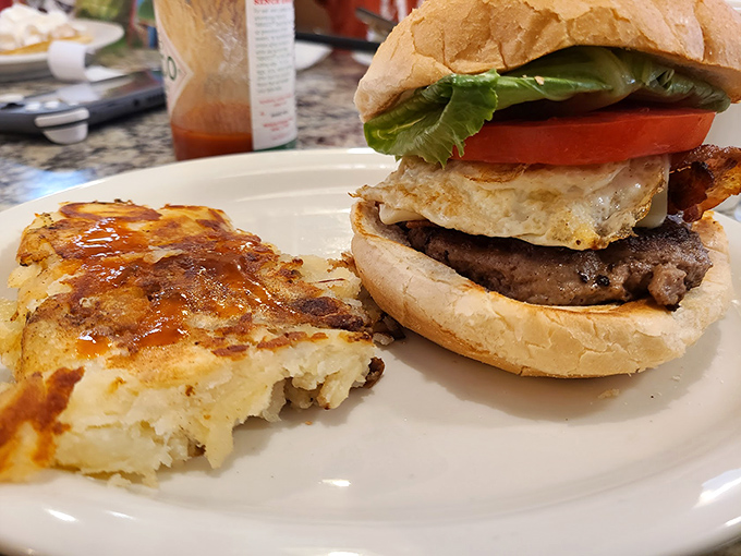 Char-broiled chicken breast that proves simple preparations often yield the most satisfying results.
