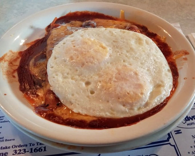 Cheese pulls for days on these enchiladas that look like they mean serious business.