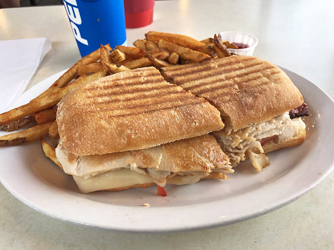 This panini isn't messing around &ndash; grilled to perfection with layers of flavor that would make any Italian nonna nod in approval.