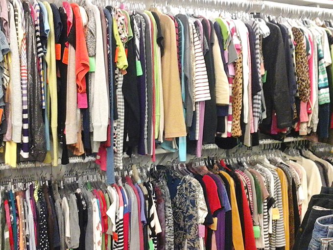 Clothing racks bursting with potential second acts &ndash; where that perfect cardigan your grandmother wore might find its way to your closet.