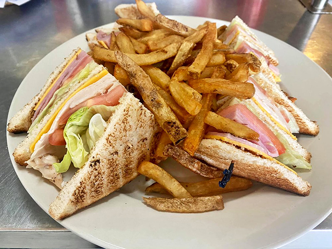 A club sandwich and fries that puts corporate lunch chains to shame&mdash;this is what happens when someone actually cares about your lunch.