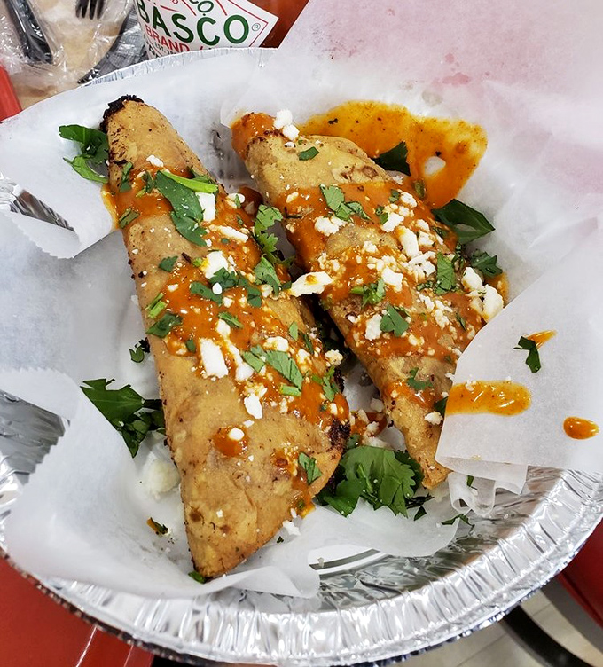 These crispy brisket tacos prove that fusion food can happen accidentally and still taste absolutely perfect.