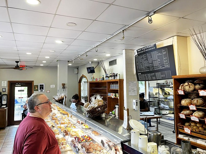 Local customers know good food when they see it, and this display case never disappoints hungry souls.