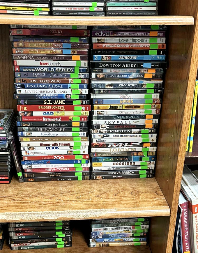 Hollywood's greatest hits line these shelves, where forgotten blockbusters and cult classics await their encore in your living room.