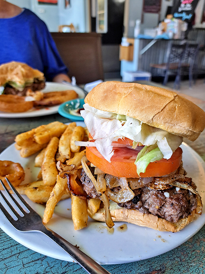 The Dead Texan lives up to its name with toppings piled high enough to require structural engineering.