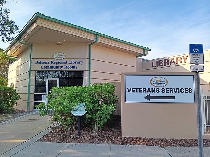 Deltona Regional Library: Where bookworms and veterans find resources under one roof. Air conditioning and free WiFi make this a popular summer hangout.