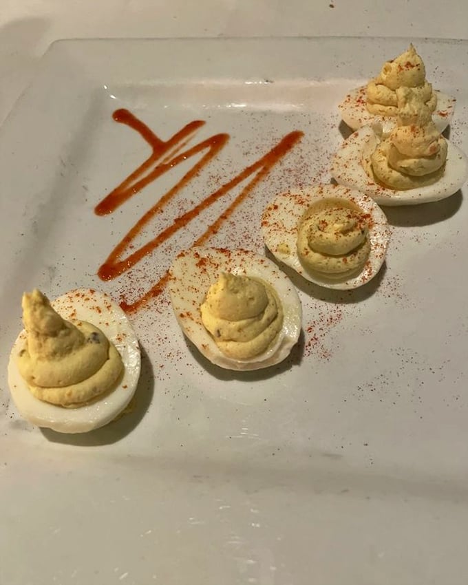 Deviled eggs that your grandmother would approve of&mdash;but with enough modern flair to make her slightly jealous of the presentation.