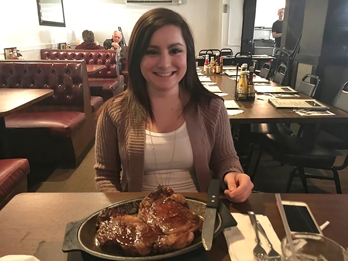 The dining room buzzes with conversation and clinking silverware. Where strangers become neighbors and calories don't count if you're having a good time.
