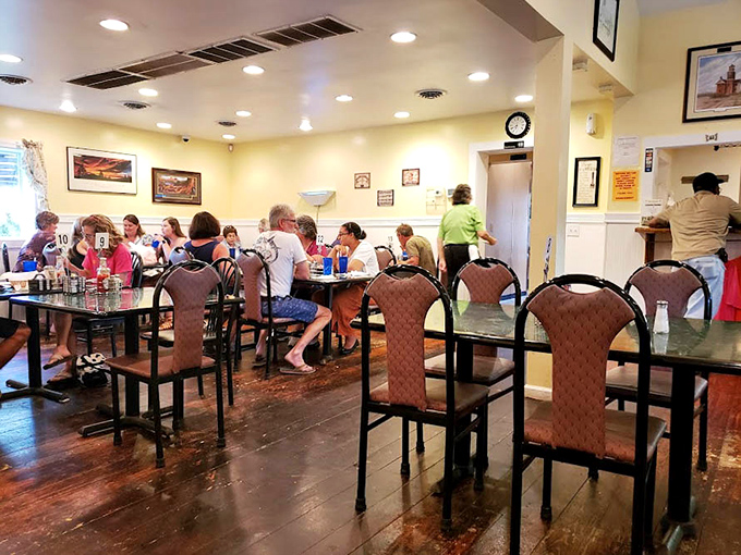 The dining room hums with conversation and the clinking of forks against plates&mdash;the soundtrack of a community gathering place.