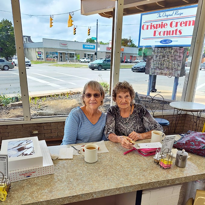 Where regulars gather to solve the world's problems over coffee and donuts. Some friendships are measured in decades and pastries.
