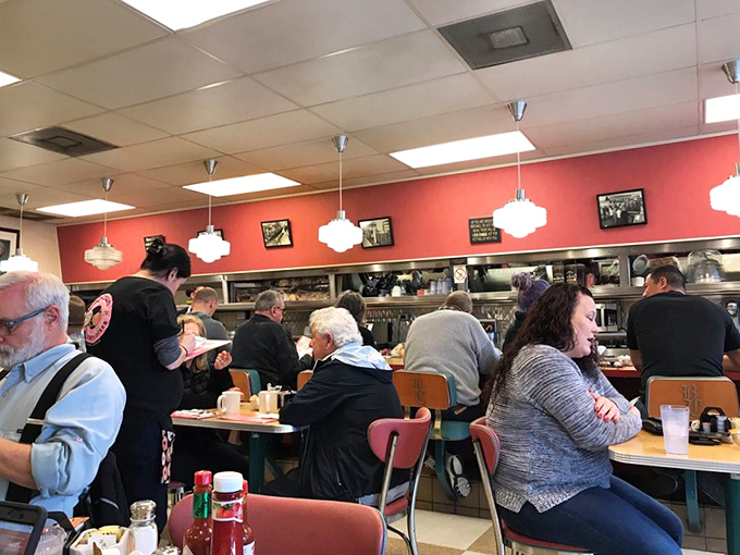 The morning crowd knows&mdash;this isn't just about eating, it's about participating in a ritual of community and comfort food that defines American dining.
