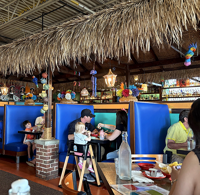 Family-friendly without sacrificing atmosphere, Las Palapas welcomes diners of all ages. The colorful d&eacute;cor keeps kids entertained while parents savor that second margarita.