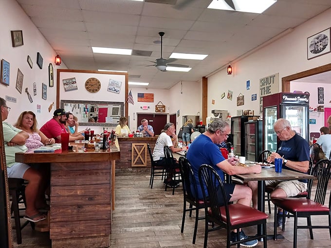 Real people enjoying real food in a place where conversation flows as freely as coffee.