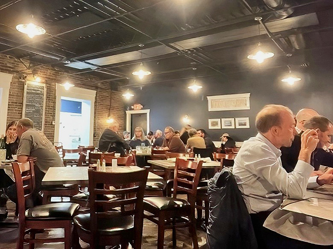 The true measure of a great restaurant? A dining room filled with people too busy enjoying their food to notice they're being photographed.